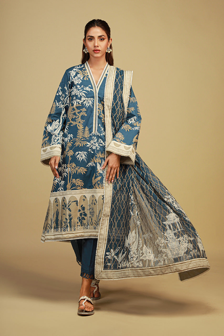 Blue Cascade – Nida Azwer Atelier